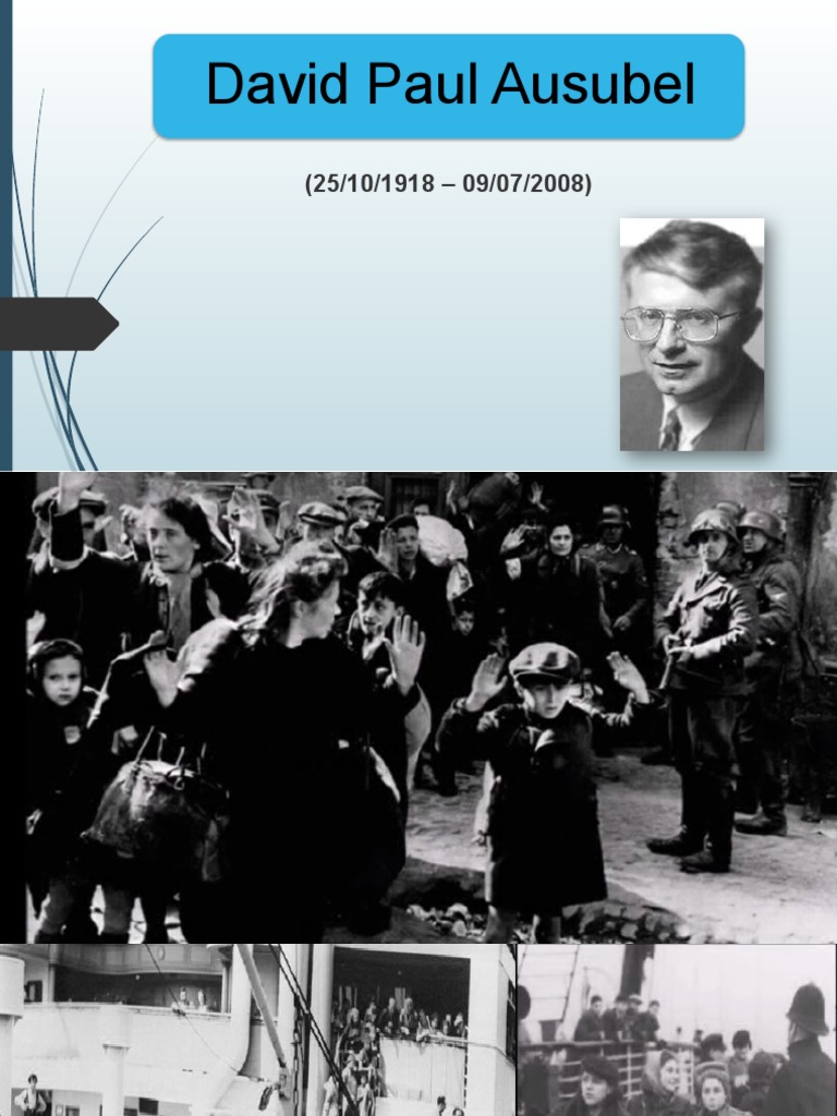 David Paul Ausubel - Biografía Ultimo | PDF | Aprendizaje | Psicología ...
