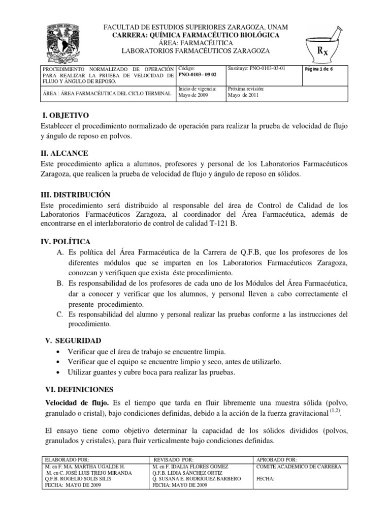 Angulo de Reposo | PDF | Farmacéutico | Ciencias fisicas