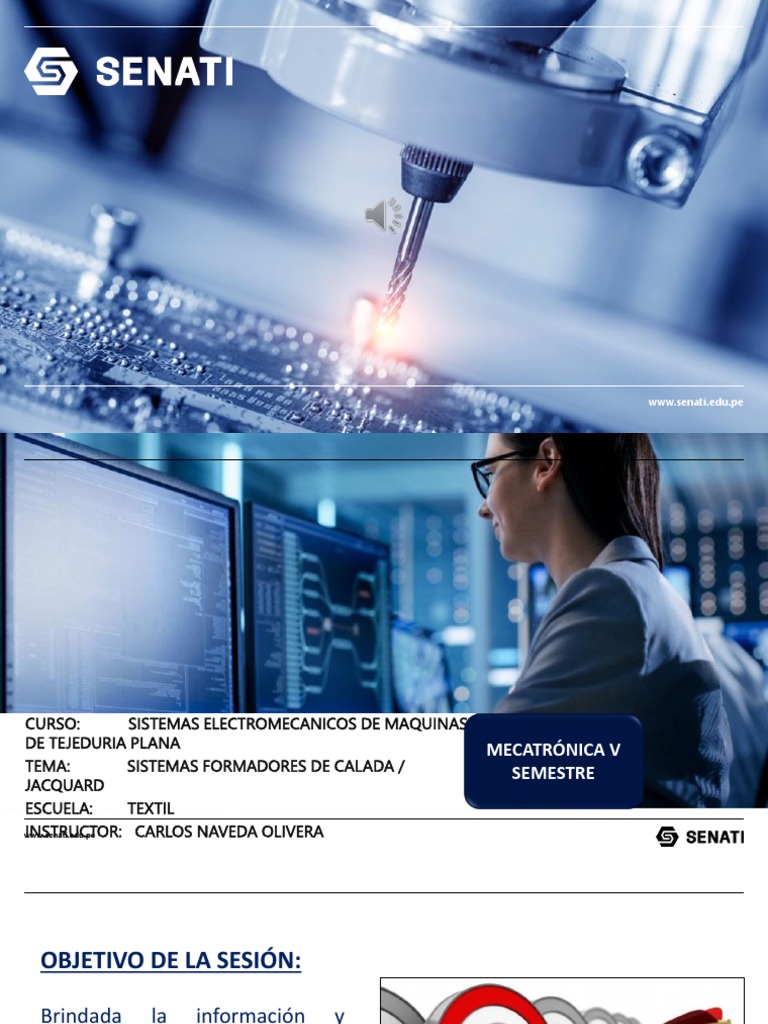 04 Sistema Formador de Calada Jacquard | PDF | Telar | Industria textil