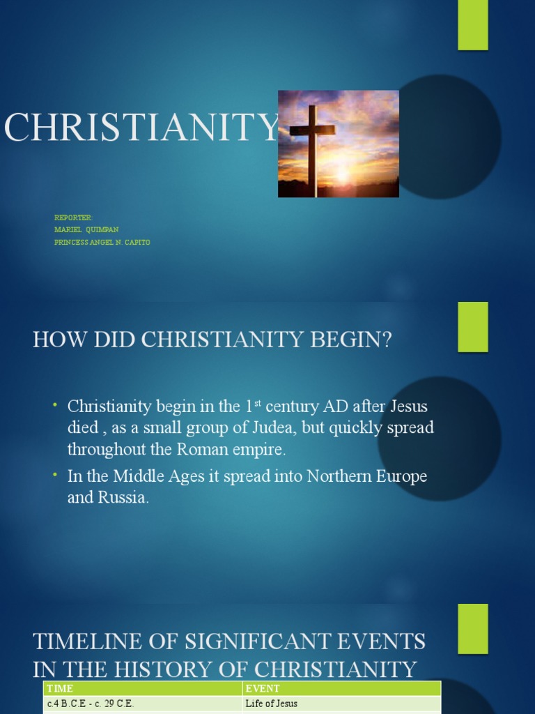 CHRISTIANITY | PDF | Catholic Church | Byzantine Empire