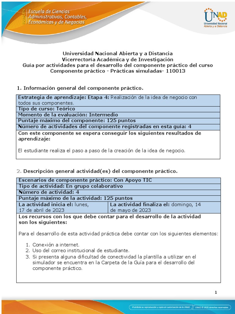 Guía para El Desarrollo Del Componente Práctico - Unidad 3 - Etapa 4 ...