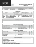 Formato de Mantenimiento Correctivo Ejemplo | PDF | Bios | Electrónica