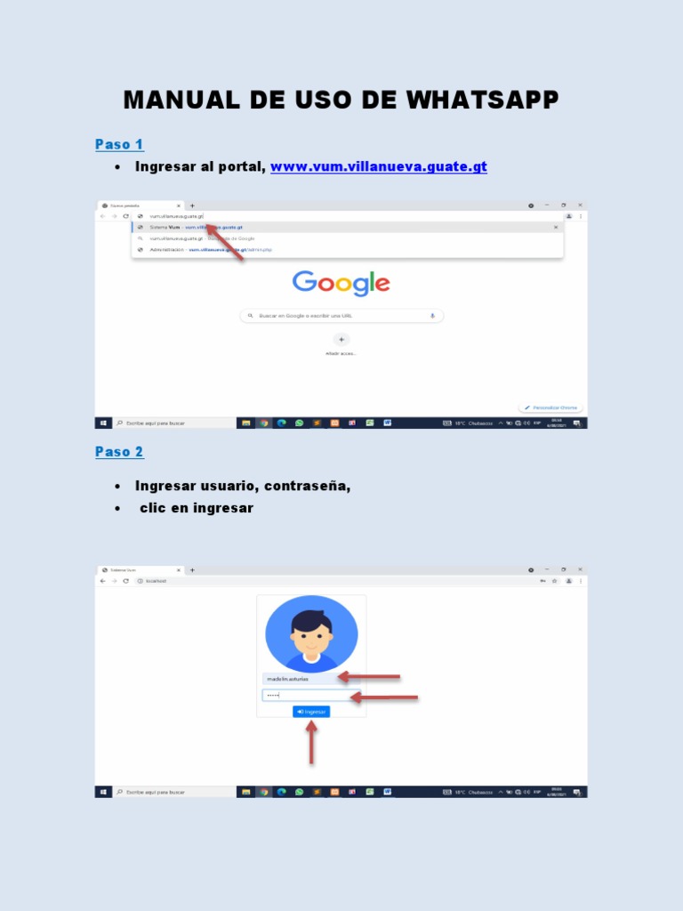 Manual de Uso de Whatsapp | PDF