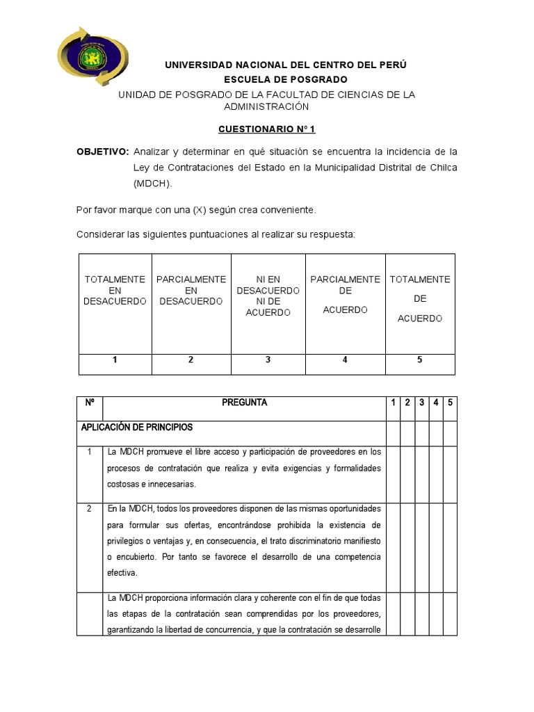 Formato Encuesta | PDF