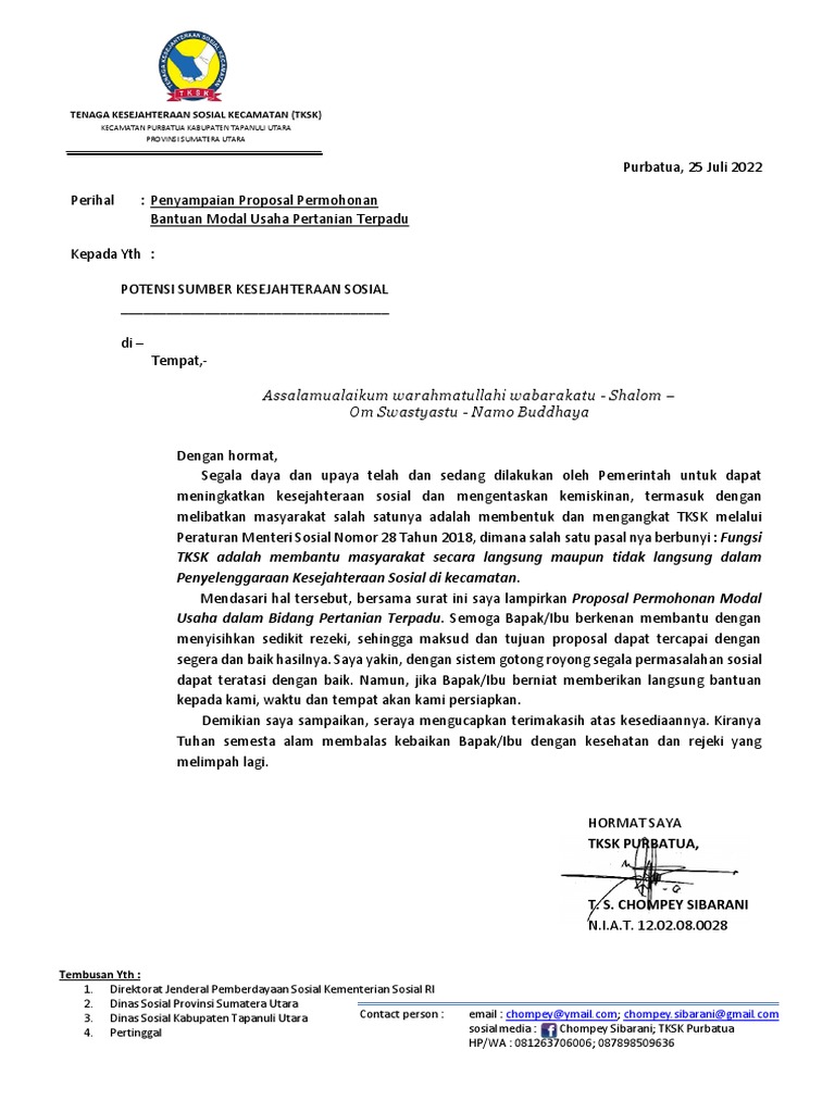 Proposal Modal Usaha | PDF
