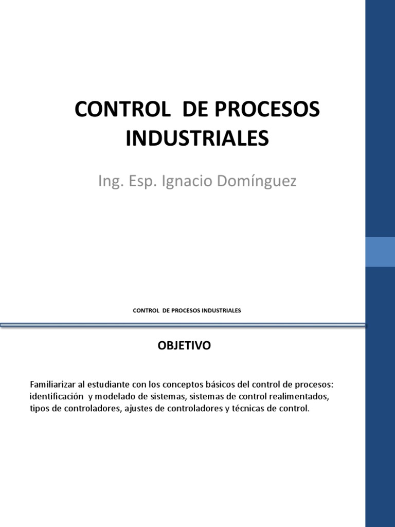 Control De Procesos Industriales Sin Transiciones Descargar Gratis