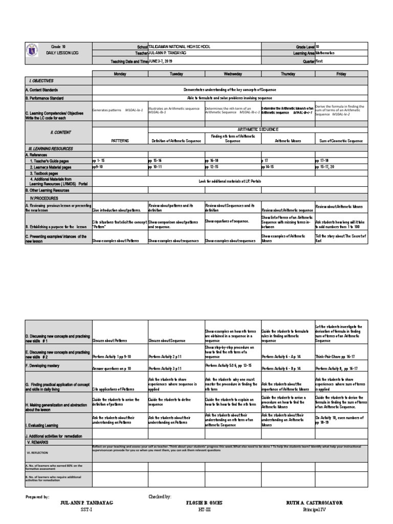 Grade 10 1st Quarter | PDF | Polynomial | Factorization