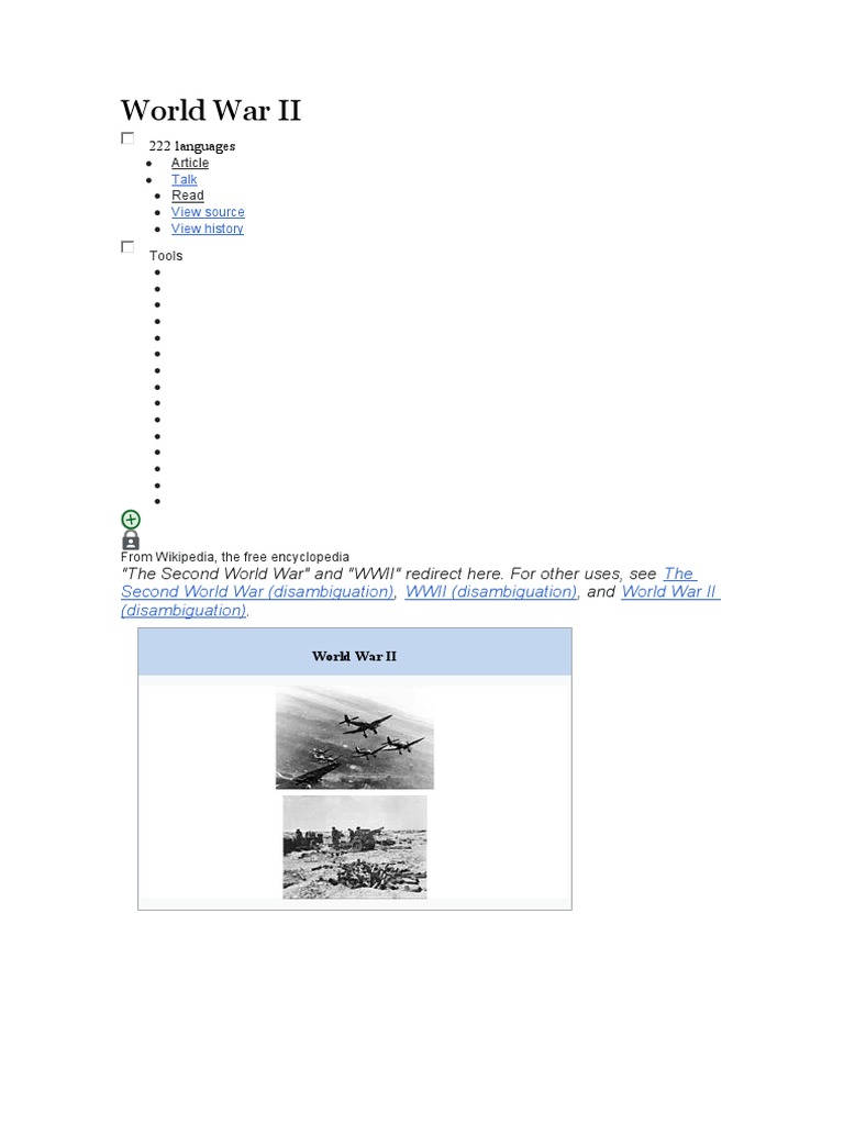 World War II | PDF | World War II | Axis Powers