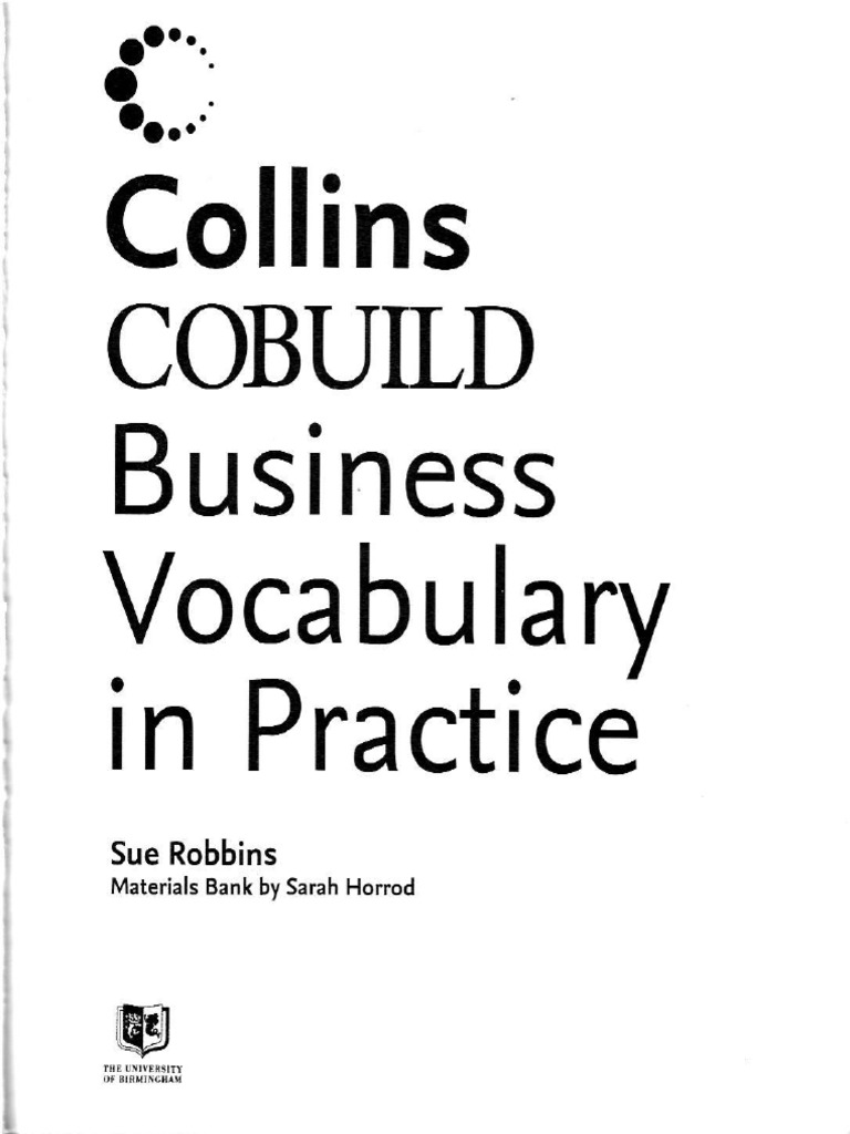 Collins Cobuild Business Vocabulary | PDF
