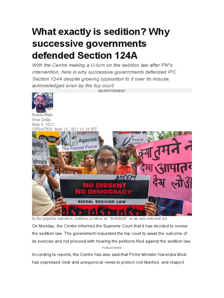 What Exactly Is Sedition | PDF