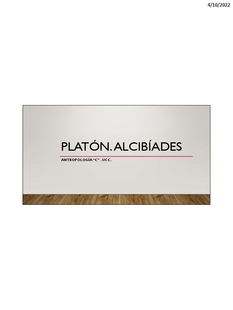 Platon - Alcibiades | PDF