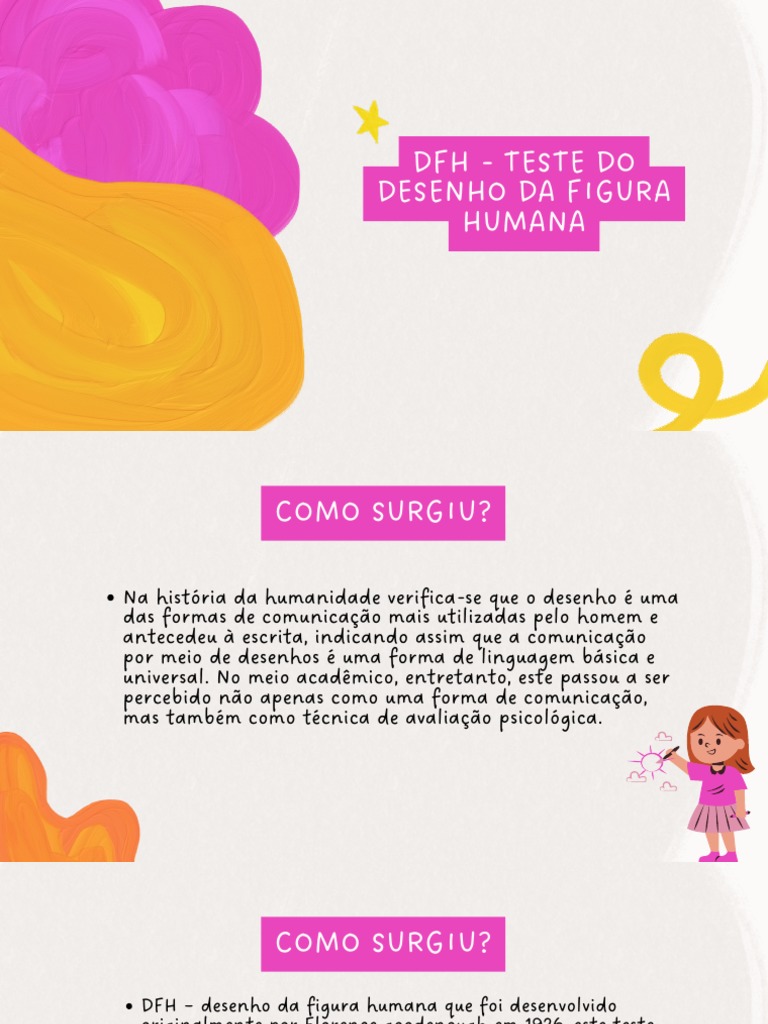 DFH - Teste Do Desenho Da Figura Humana | PDF
