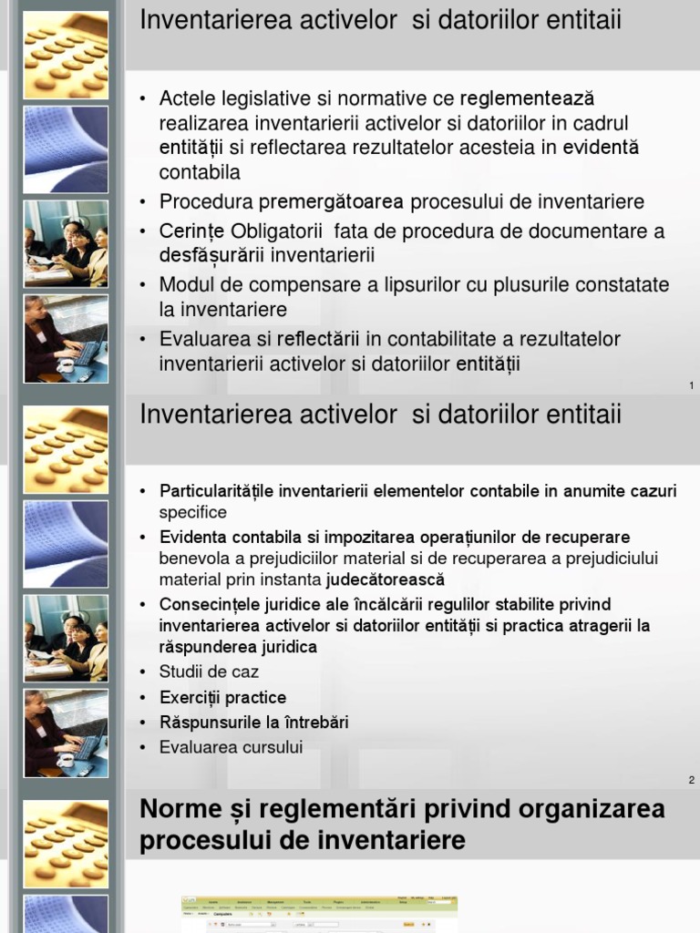 Modulul 9. 2 Inventarierea Activelor Si Datoriilor Entitaii | PDF