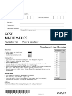 AQA Predicted 2024 Paper 1 Foundation | PDF | Area | Mathematics