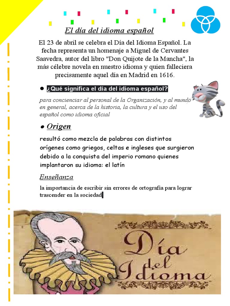El Día Del Idioma Español | PDF | Clásicos