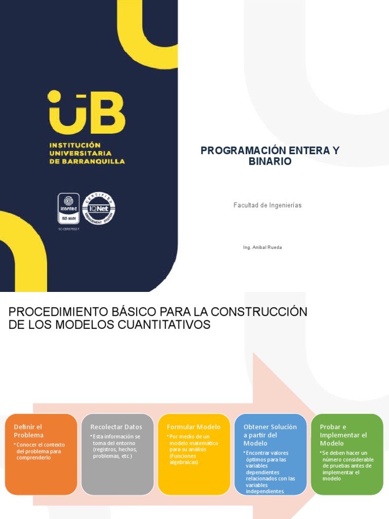 1. Programación Entera y Binario (2) | PDF | Programación lineal ...