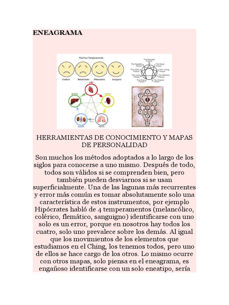 ENEAGRAMA | PDF | Eneagrama de la personalidad | Sicología
