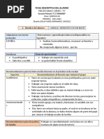 Observaciones Escritura | PDF | Caligrafía | Escritura