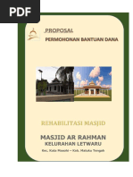 Contoh Proposal Rehab Masjid | PDF