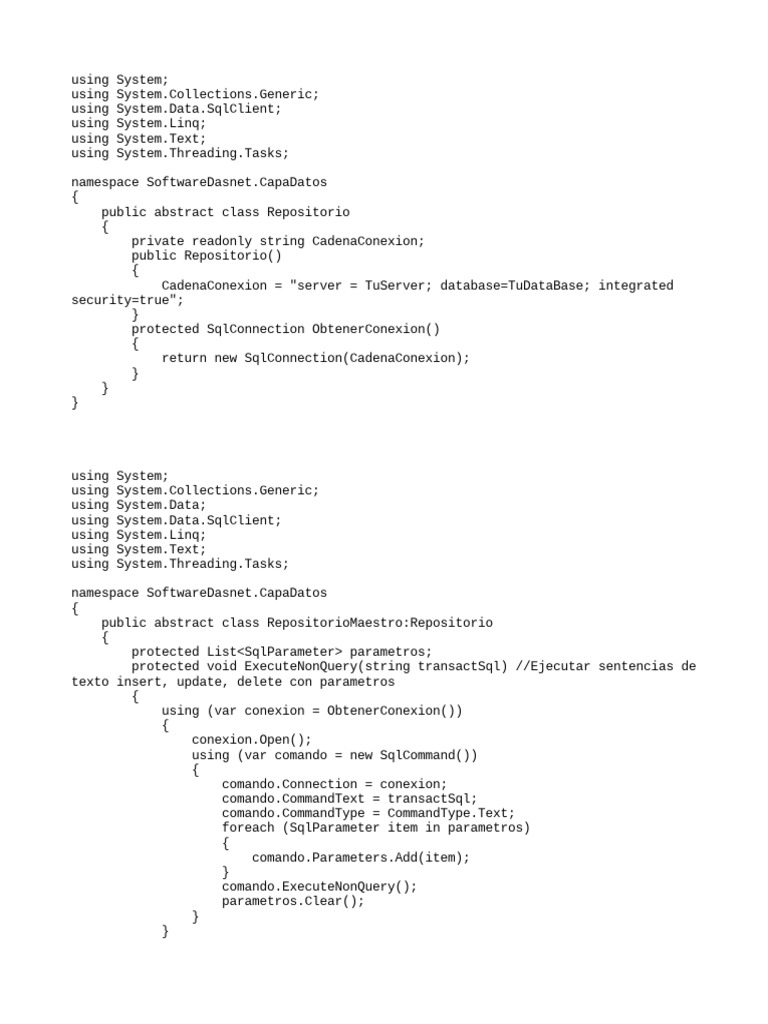 Cadena de Conexion | PDF | Language Integrated Query | Data Management
