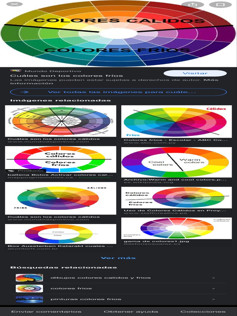 Cuáles Son Los Colores Cálidos y Fríos - Buscar Con Google | PDF ...