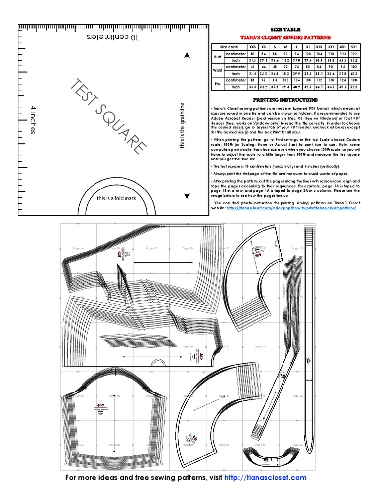 Shauna Wrap Dress XXS 5XL A4 Letter paperDAMA | PDF