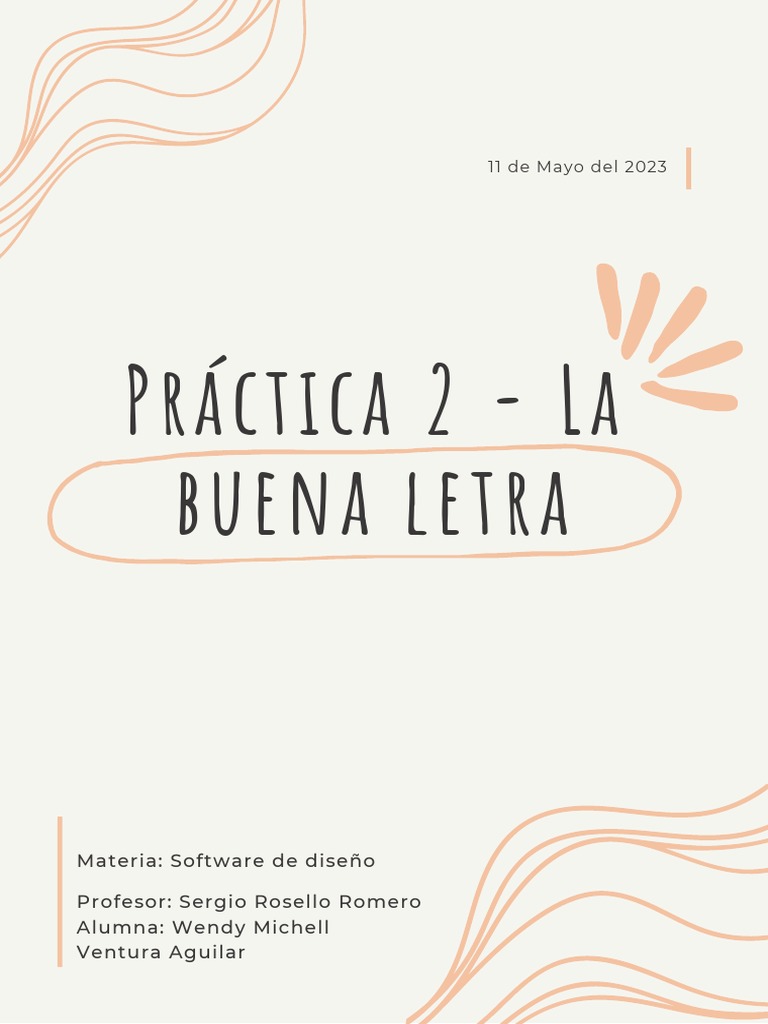 Práctica 2 - La Buena Letra | PDF
