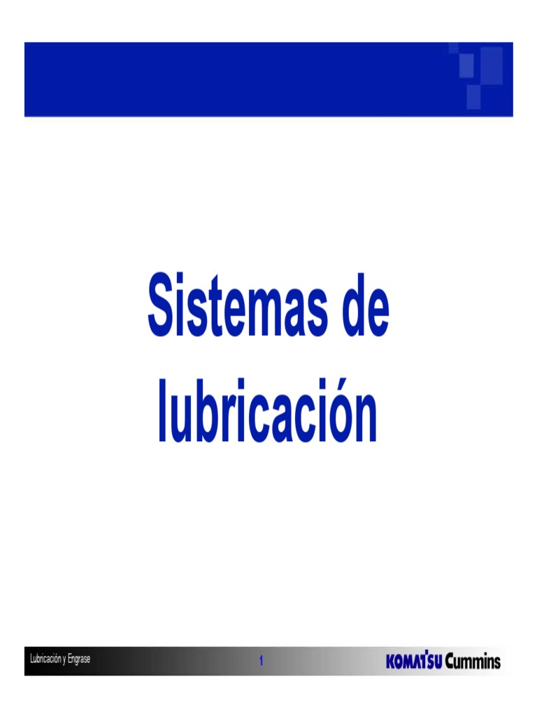 Lubricación y Engrase Centralizado | PDF