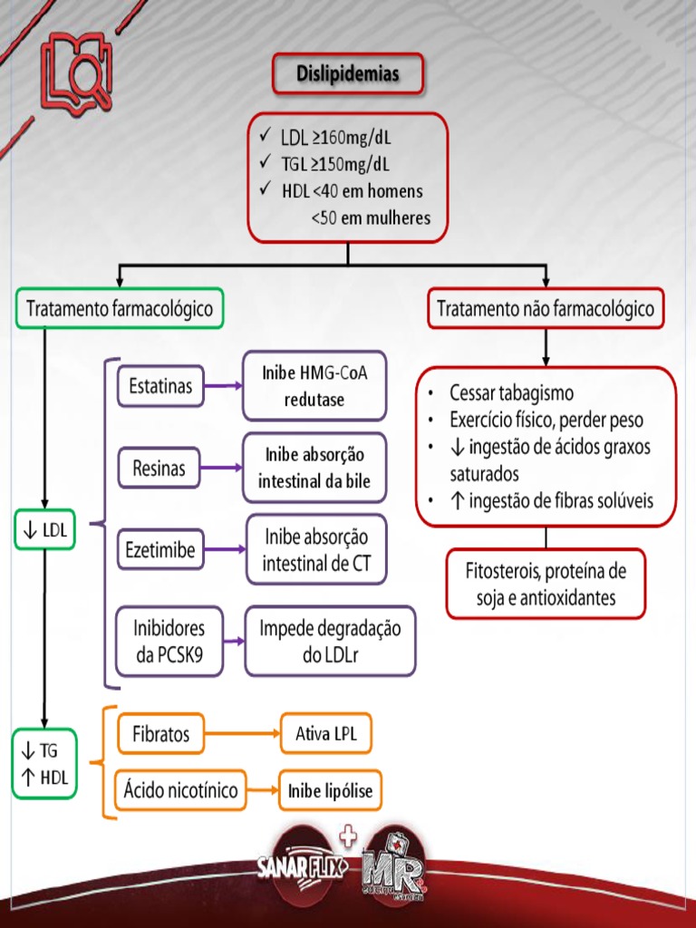 Fluxograma - Dislipidemia | PDF