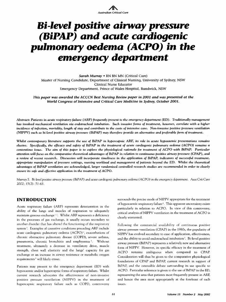 Bipap 3 | Download Free PDF | Breathing | Respiratory System