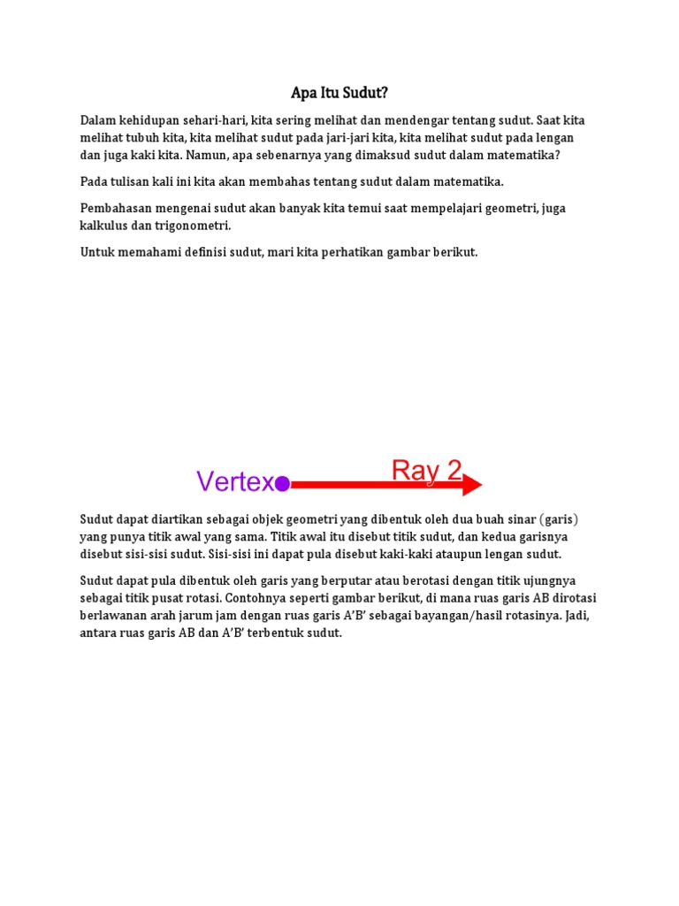Apa Itu Sudut | PDF