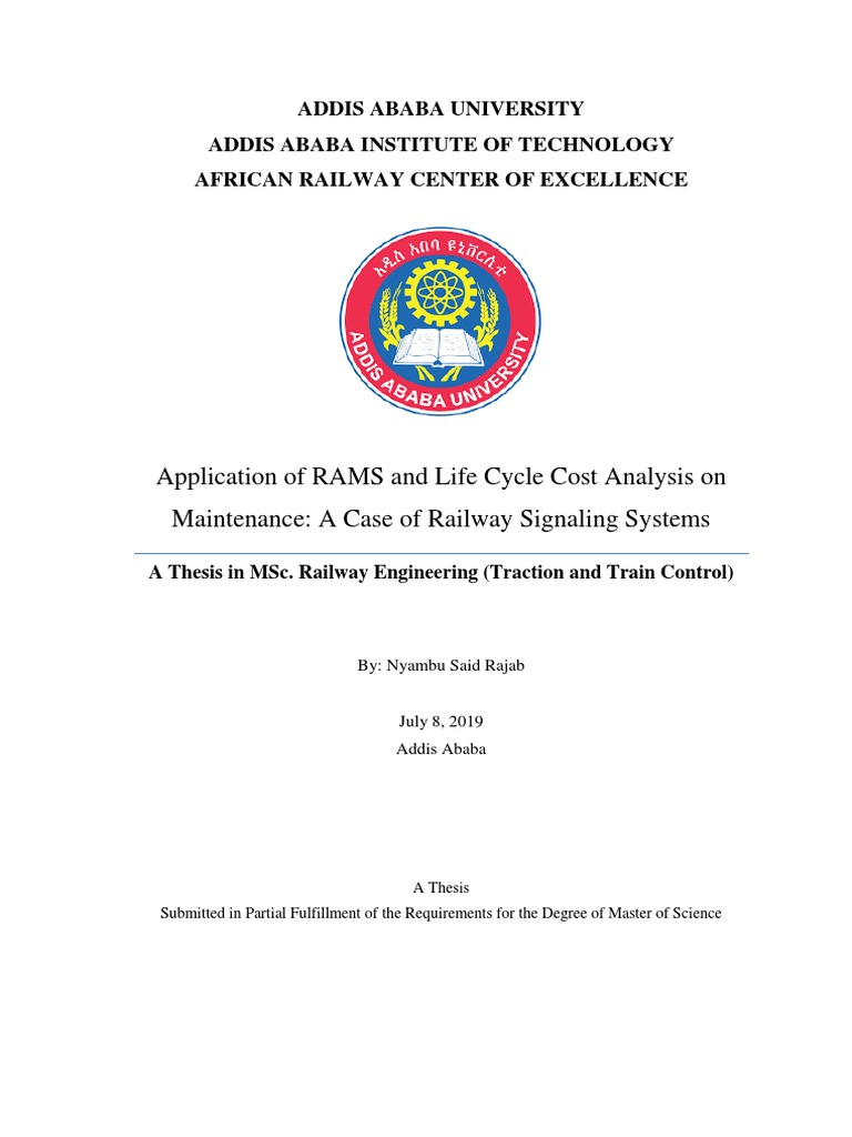 Application of RAMS and Life Cycle Cost Analysis On 2019 | PDF | Reliability Engineering | Life ...