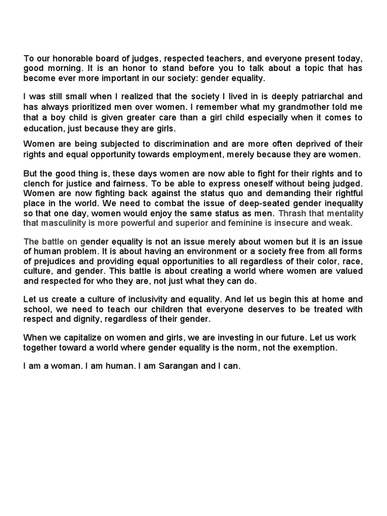 Respect Begets Respect | PDF