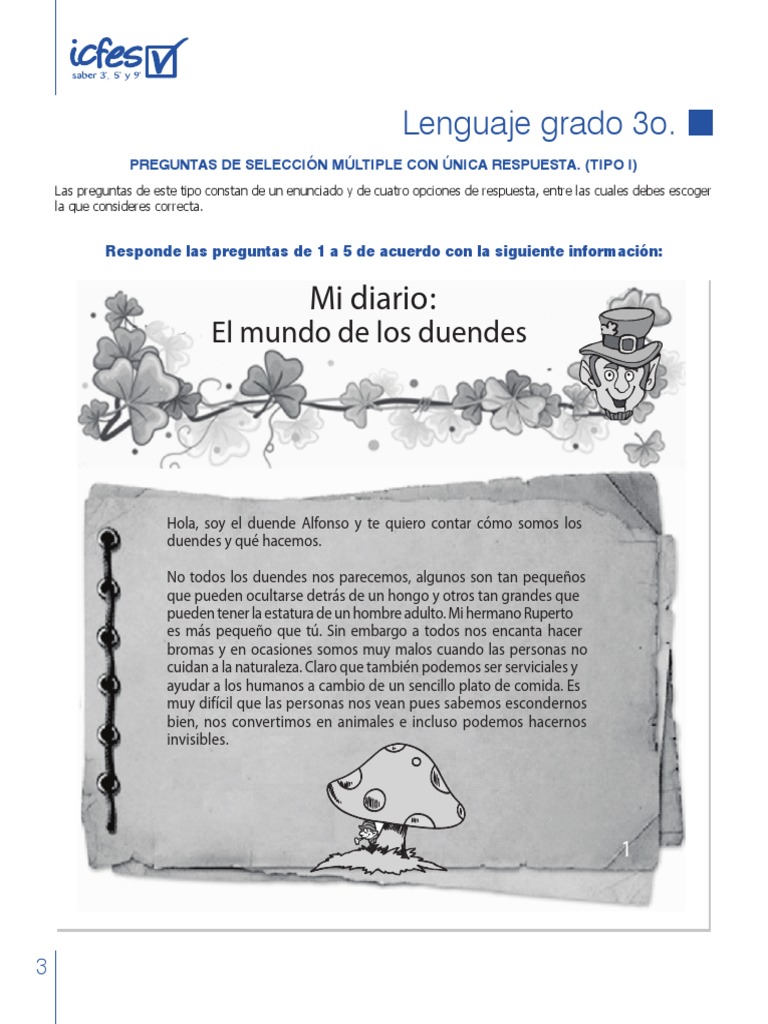 Preguntas de Selección Múltiple Con Única Respuesta. (Tipo I) | PDF