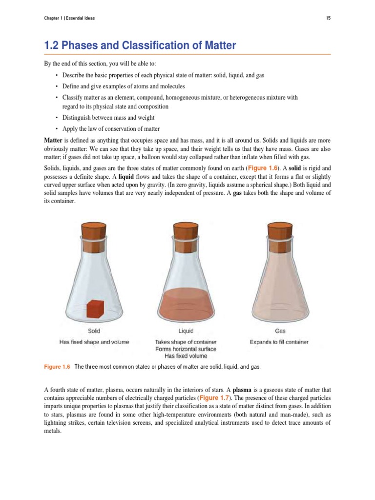 Phases and Classification of Matter | PDF