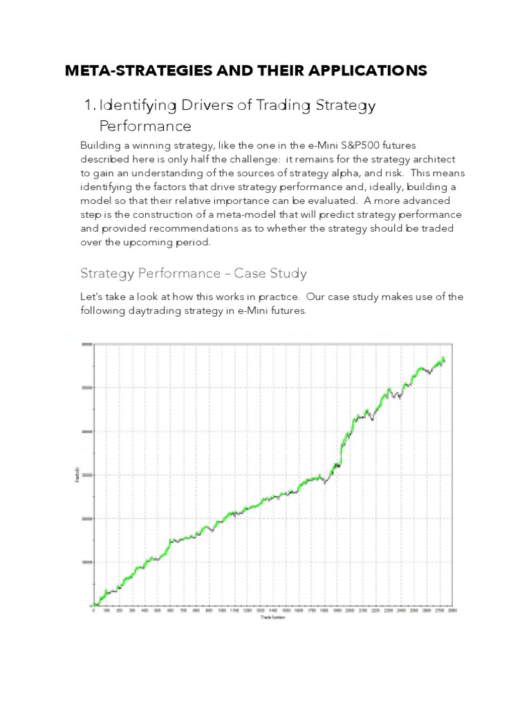 Meta-Strategies and Their Applications | PDF