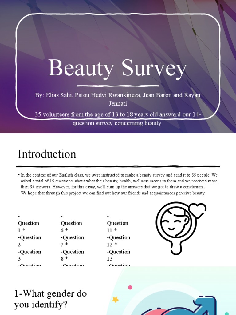 Beauty Survey | PDF