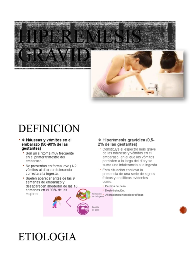 HIPEREMESIS GRAVIDICA | PDF | El embarazo | Medicina