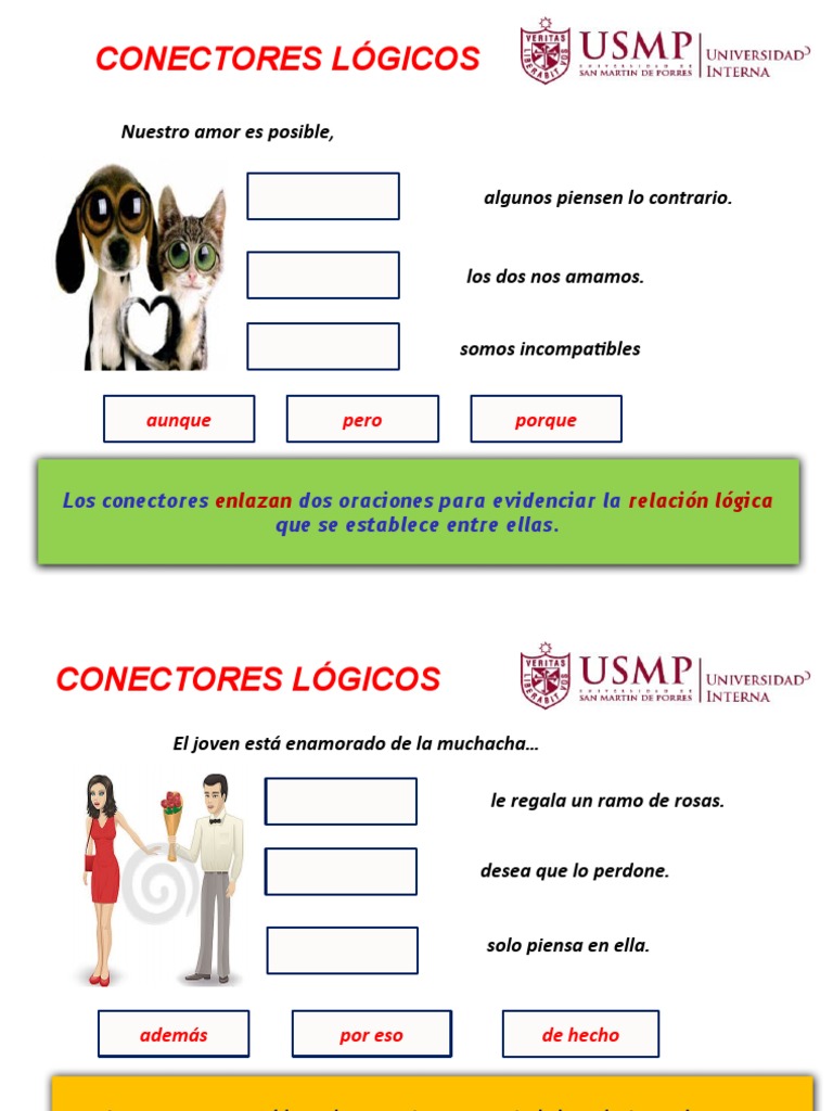 Conectores Lógicos y su Uso | PDF