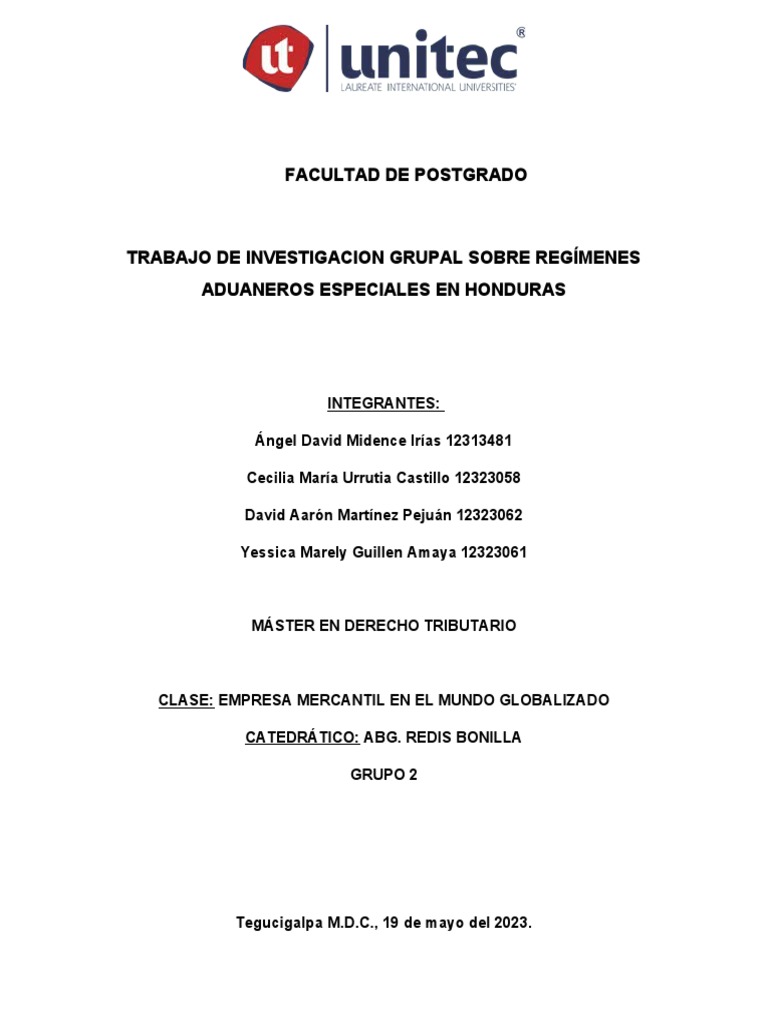 Trabajo - Final - Expo - Macro (1) (1) - 3 | PDF | aduana | Arancel