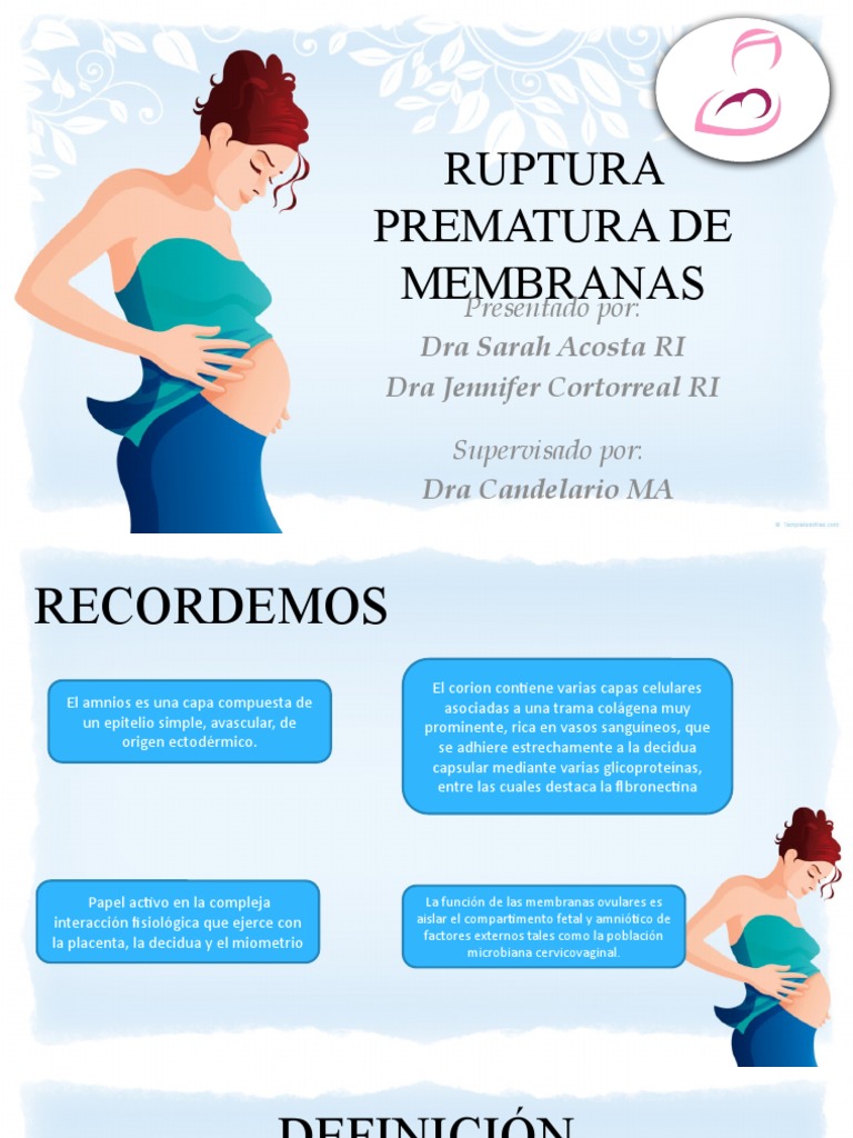 Rotura prematura de membranas | PDF Rotura prematura de membranas | PDF