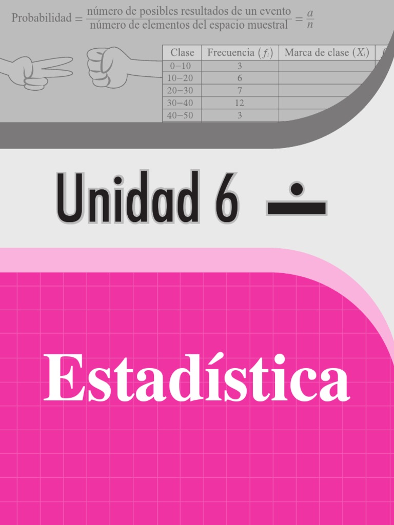 Unidad 6 Estadística 2do Solucionario (3ra. Edición) | PDF | Probabilidades y estadísticas