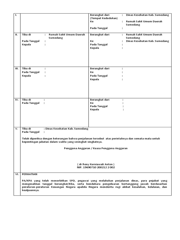 Format SPPD 2023 | PDF