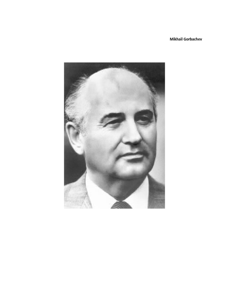 MikhailGorbachev Ale | PDF | Mikhail Gorbachev | Soviet Union