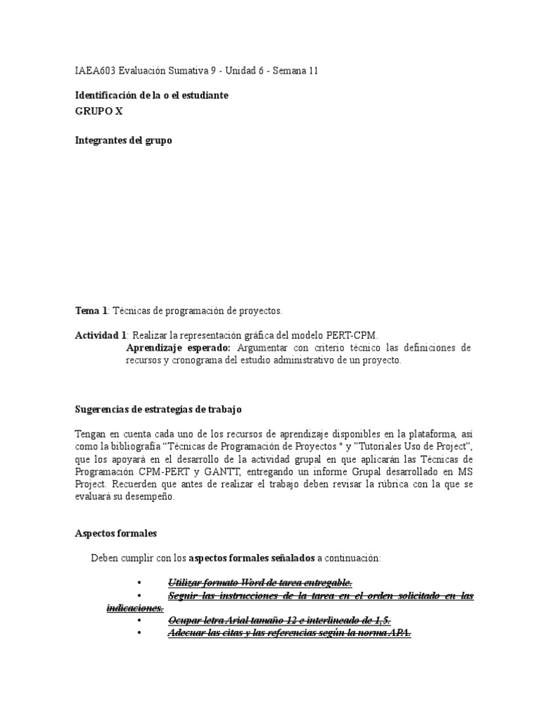 Form de Proyectos - s11 - Sumativa9 | PDF