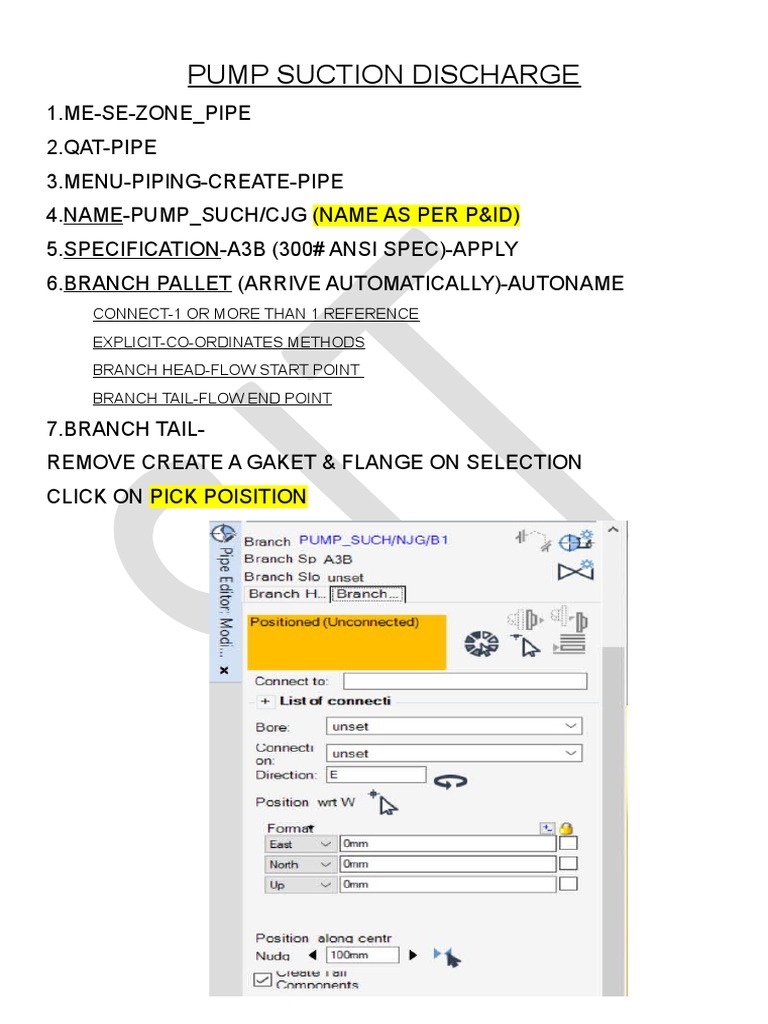 Pump Suction Discharge | PDF
