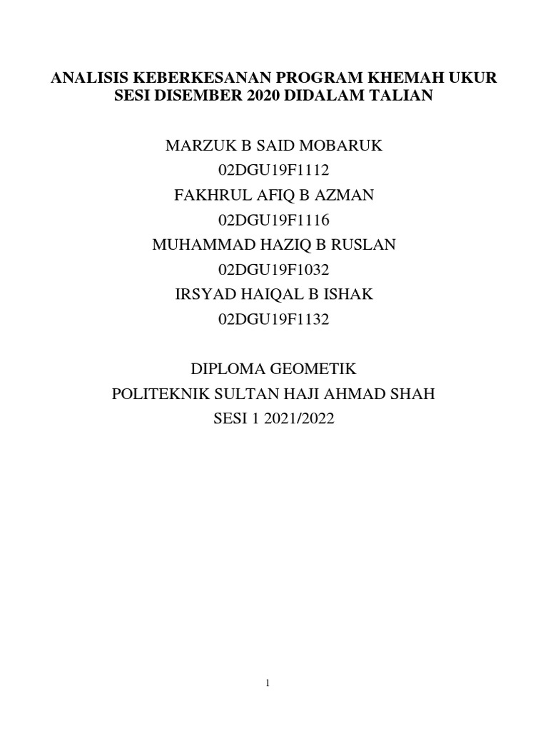 Final Report TS | PDF