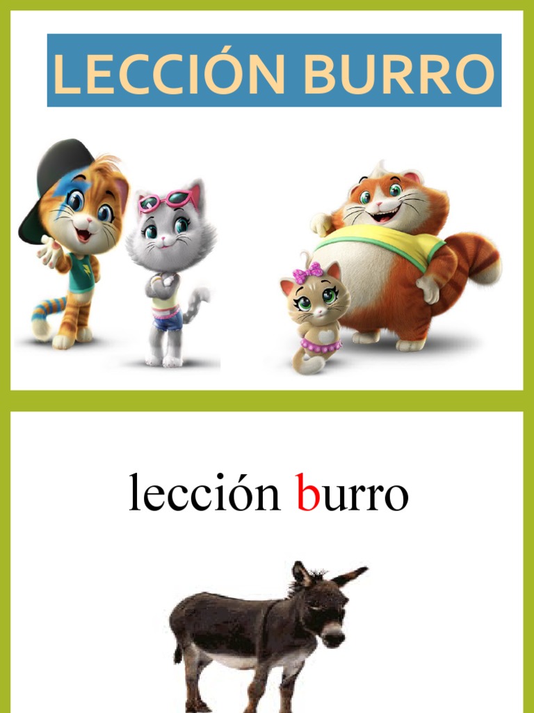 Leccion Burro | PDF