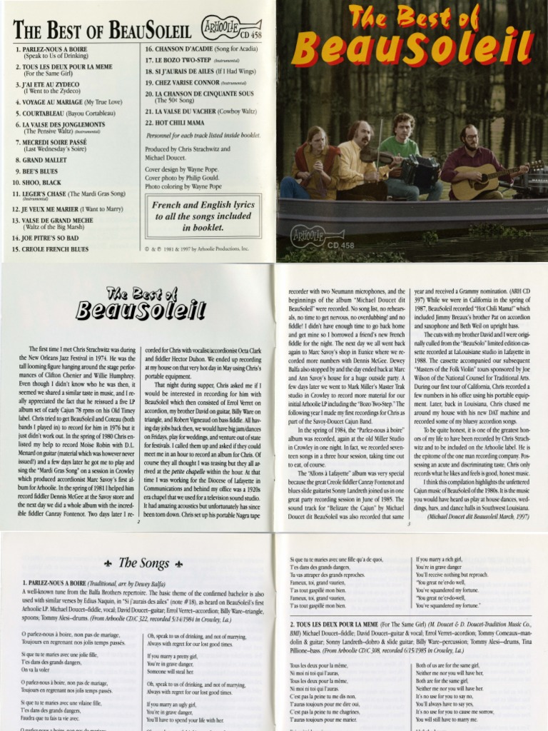 The Best of Beausoleil | PDF