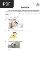 50 Contoh Daily Activity Dalam Bahasa Inggris | PDF